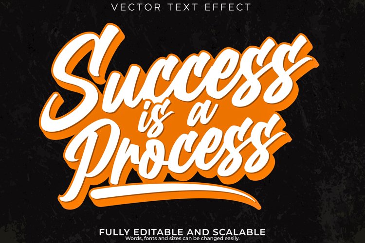 Social media text effect, editable quote and motivation text