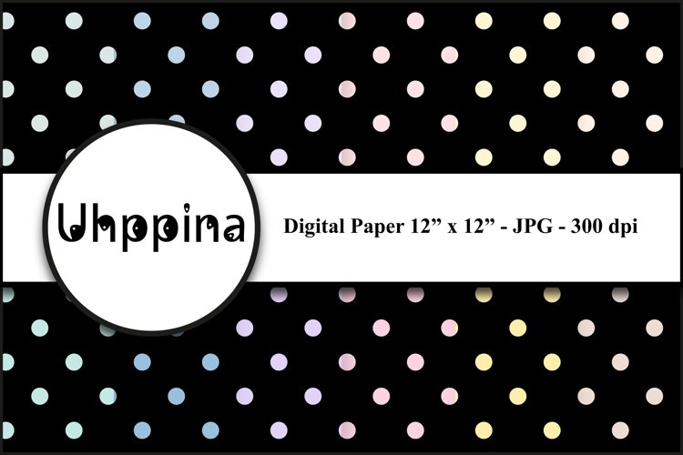 Kit "Baby Colors B Dots" Digital Paper