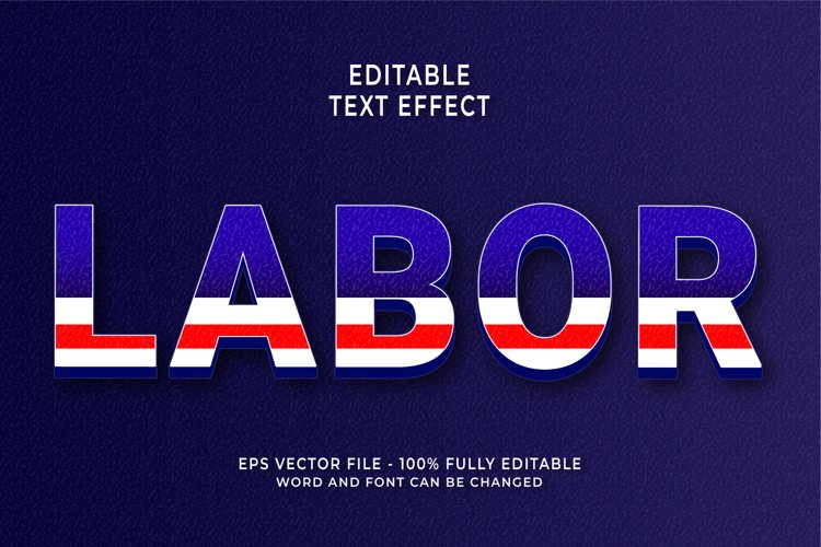 Labour Day Editable Text Effect (2103174)