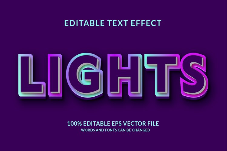 Light Editable Text Effect (2103257)