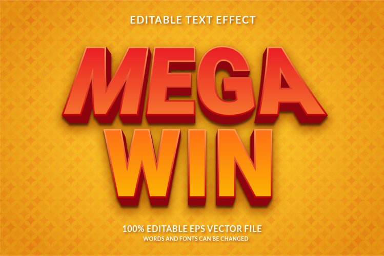 Mega Win Editable Text Effect (2103280)