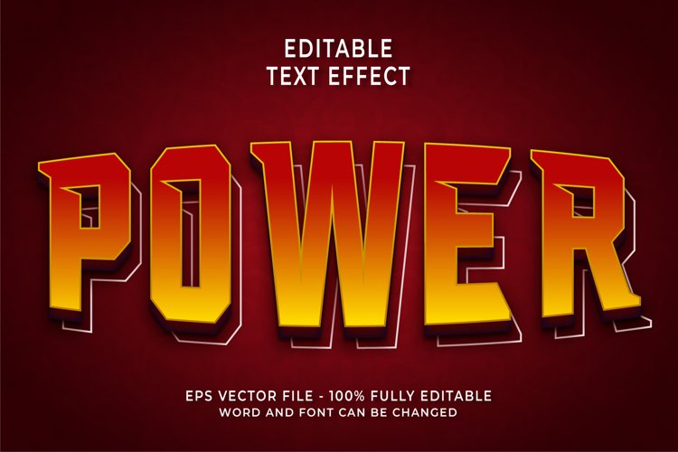 Power Editable Text Effect (2104182)