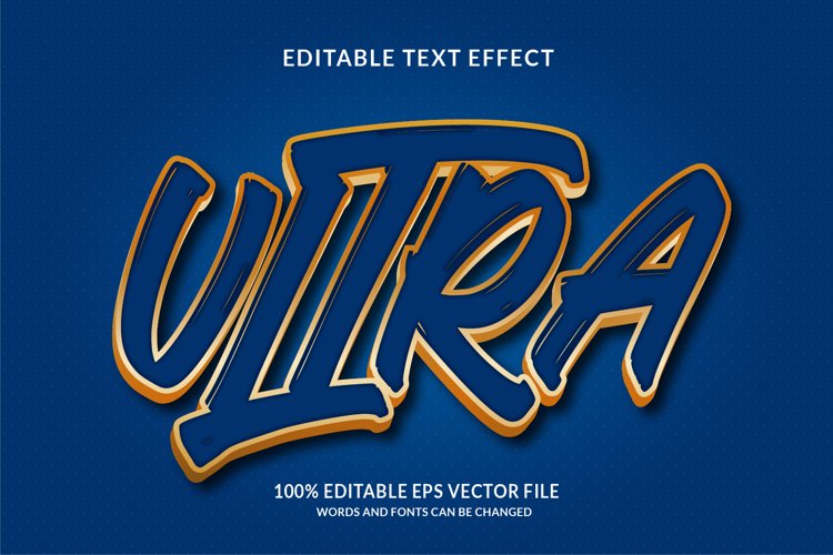 Utra Editable Text Effect