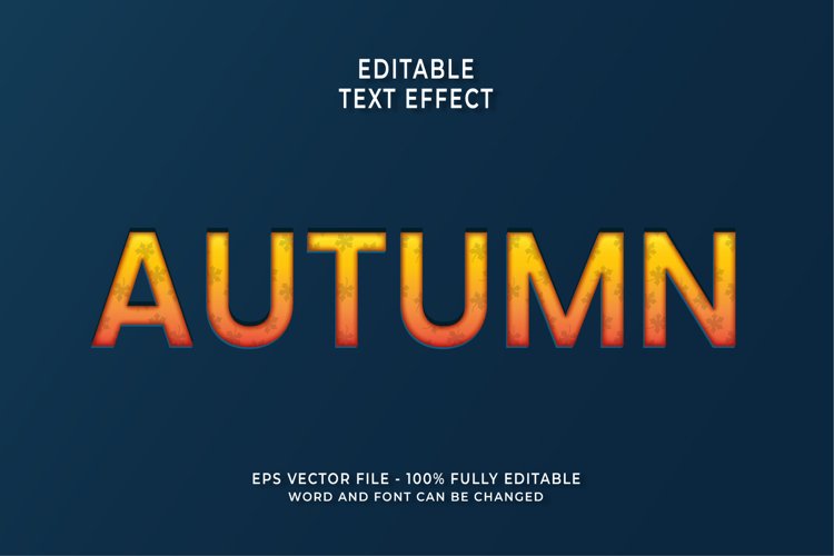 Autumn Editable Text Effect (2102496)