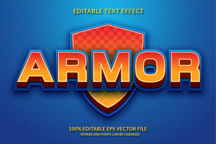 Armor Editable Text Effect (2102497)