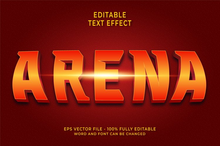 Arena Editable Text Effect (2102516)