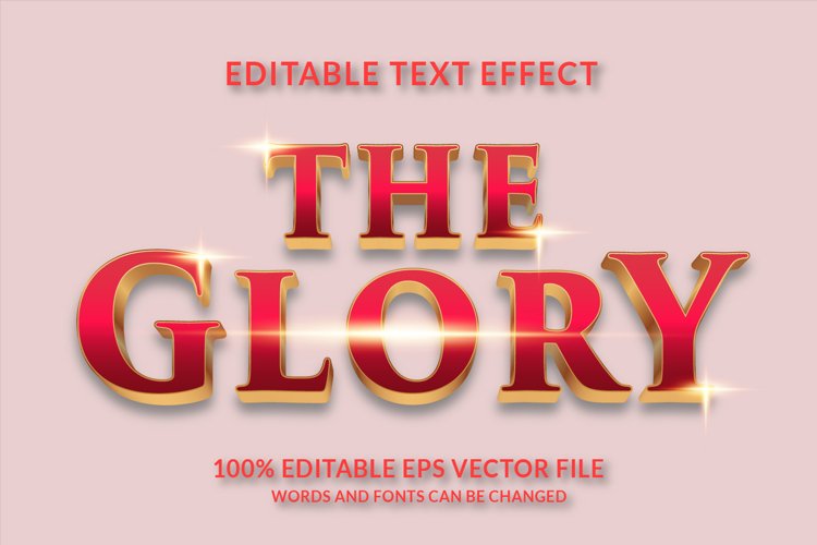 Glory Editable Text Effect (2104442)