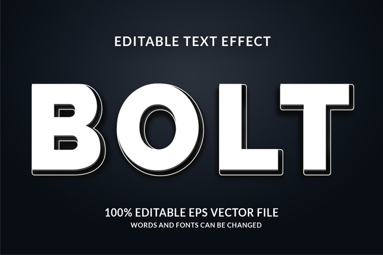 Bolt Editable Text Effect (2102549)