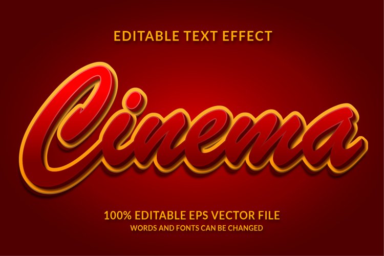 Cinema Editable Text Effect (2102552)
