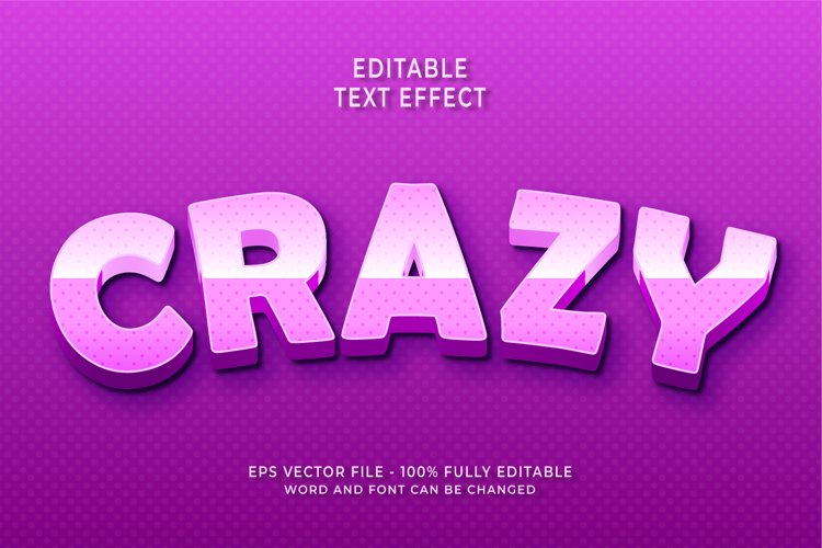 Crazy Editable Text Effect