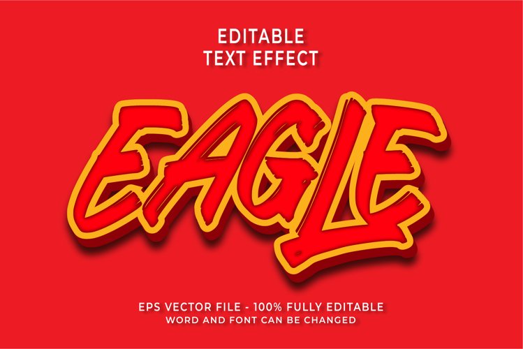 Eagle Editable Text Effect (2102854)