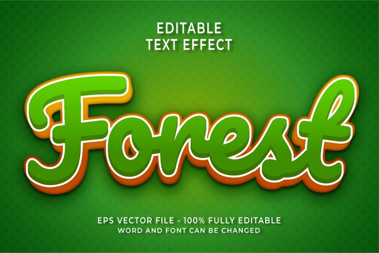 Forest Editable Text Effect (2102970)