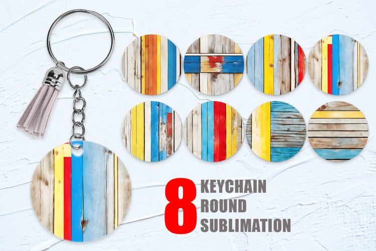 12 Bundle Keychain Sublimation Designs