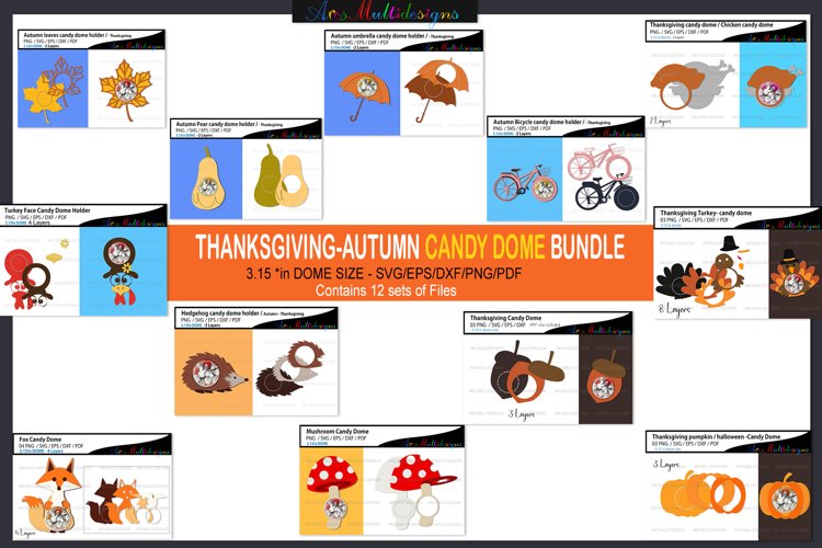 Thanksgiving candy dome bundle (4840569)