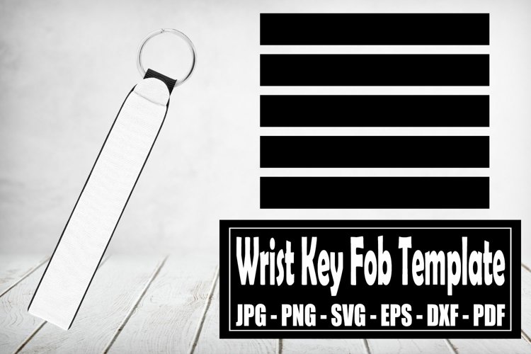 Wrist Fob Template, Wristlet Chain Template