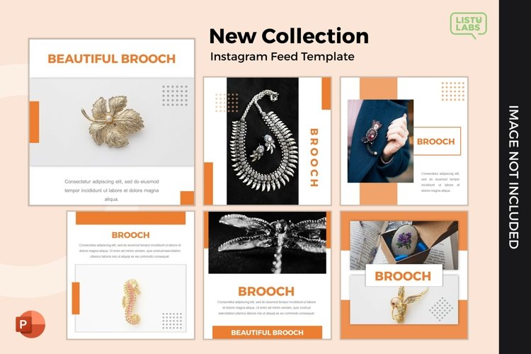 Template Instagram Business - Brooch