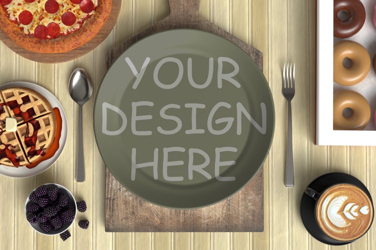 Plate mockup Psd (2528026)