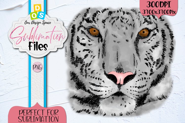 Watercolor Tiger Sublimation| Wild Cat Animal Sublimation