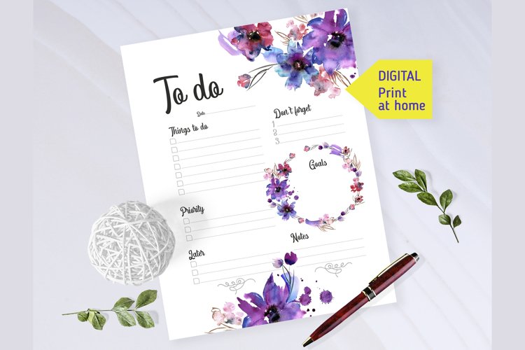 To Do Printable Planner (1903289)