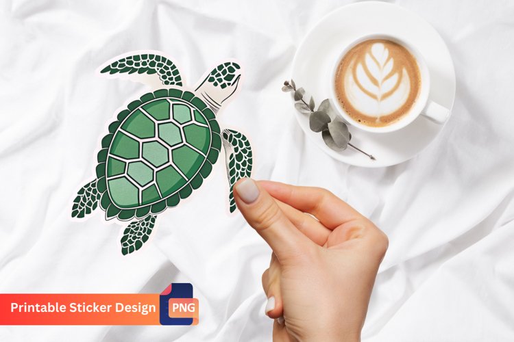 Tortoise Sticker, Animal Sticker, Tortoise Art, Turtle Art