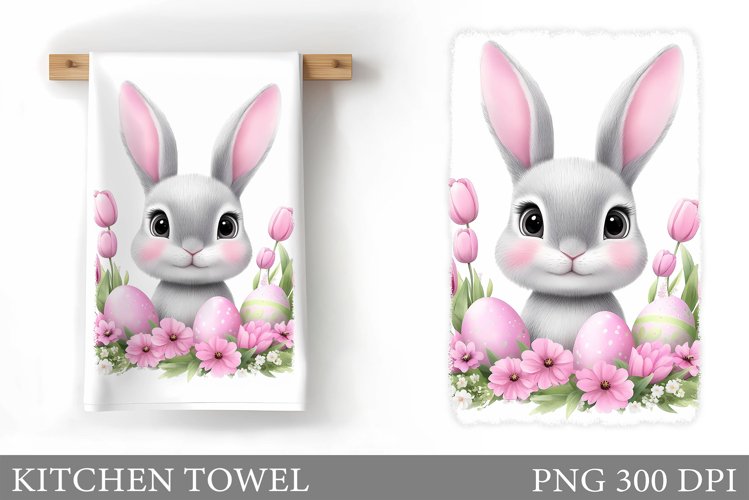 Easter Bunny Kitchen Towel. Bunny Kitchen Towel (5169563)