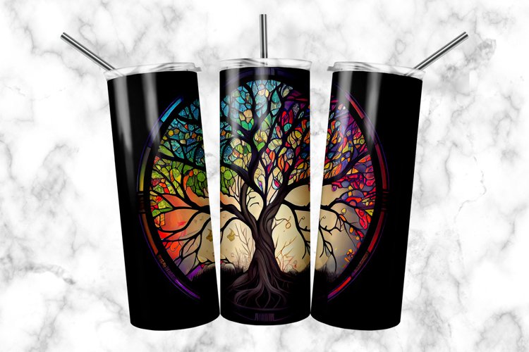 Tree Of Life 20 oz Skinny Sublimation Tumbler (2523328)