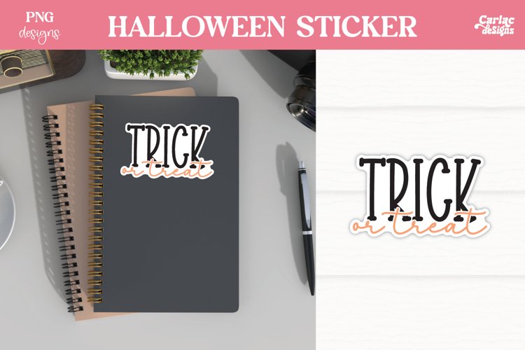 Trick or Treat Sticker | Halloween Sticker