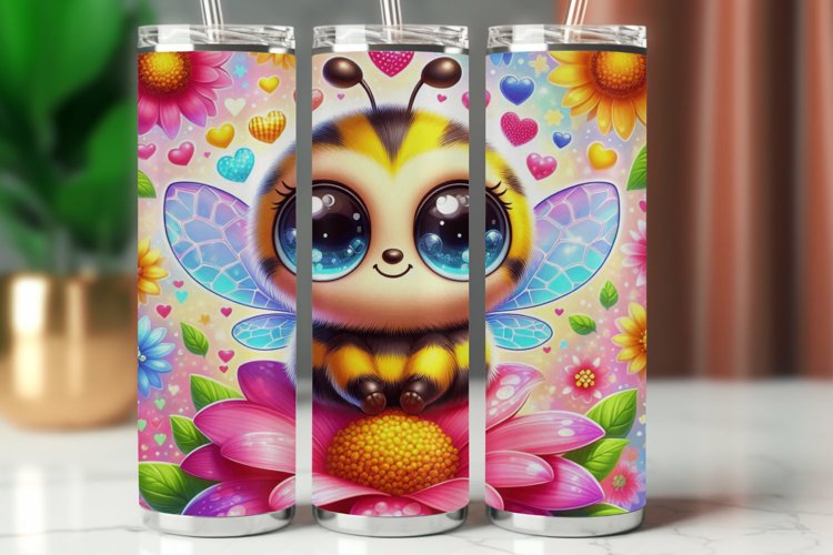 Tumbler Wrap 20 oz - cute bee (4892839)