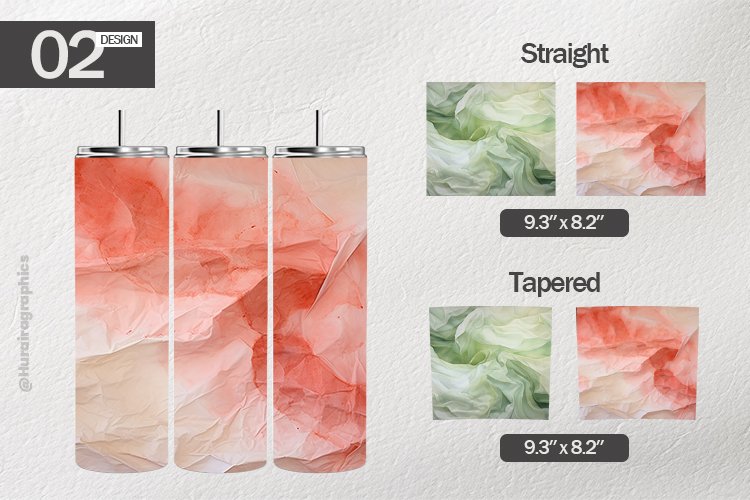 Wrinkled Paper Tumbler Wrap| Tumbler Sublimation (4802491)