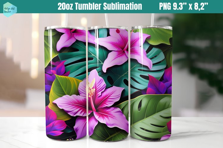 Tie Dye 20 OZ Skinny Tumbler Sublimation