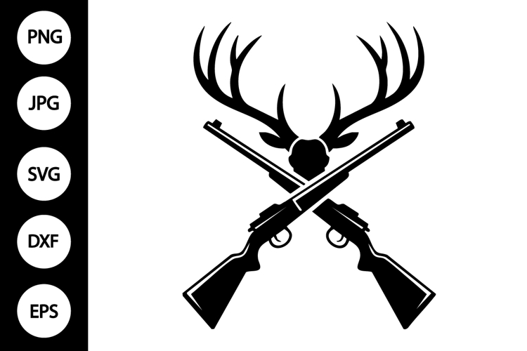 Crossed Hunting Rifles SVG (6549222)