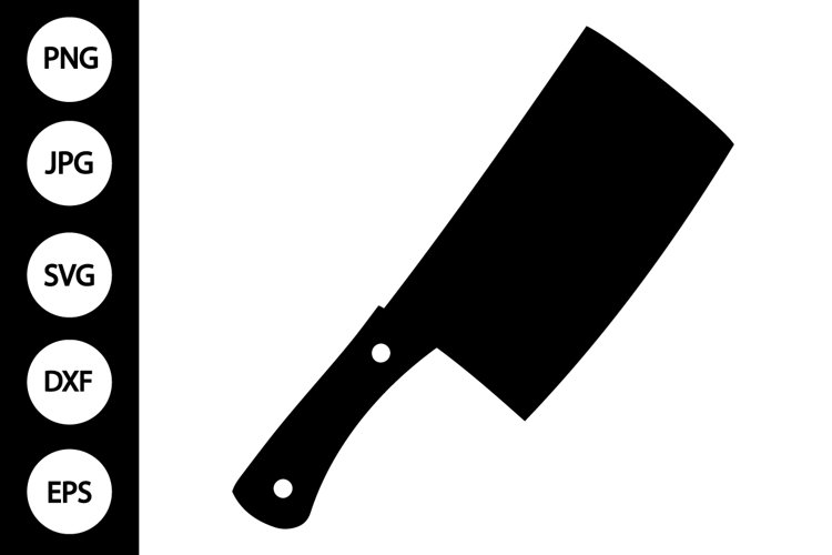 Silhouette Meat Cleaver SVG (5118493)