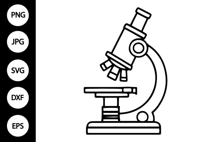 Outline Microscope SVG, Coloring Page (4485200)