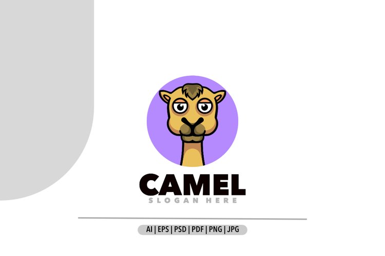 Camel symbol label logo