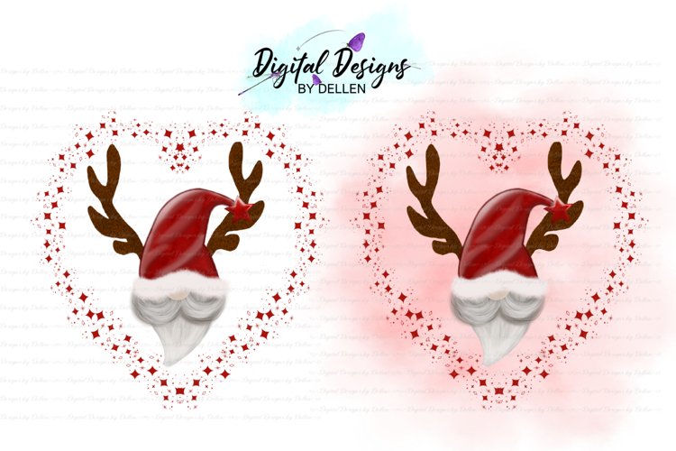 Christmas reindeer heads