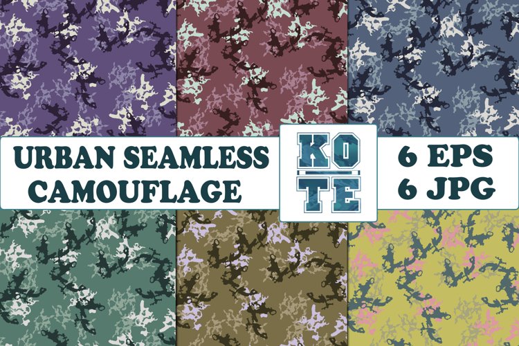 6 Seamless Urban Camouflage (1886248)