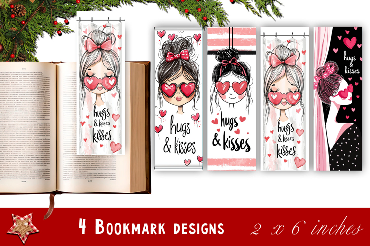 Valentines day bookmark printable | Valentine's (6524340)