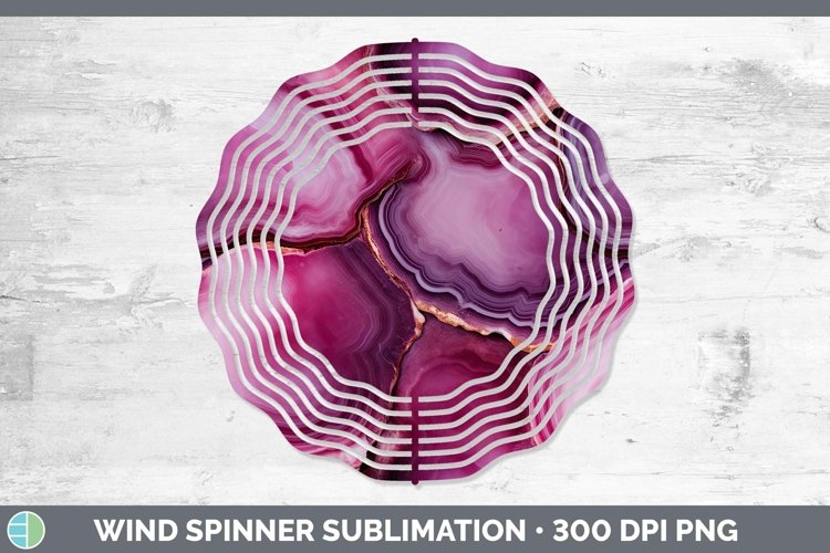 Valentine Agate Wind Spinner Sublimation Spinner Designs