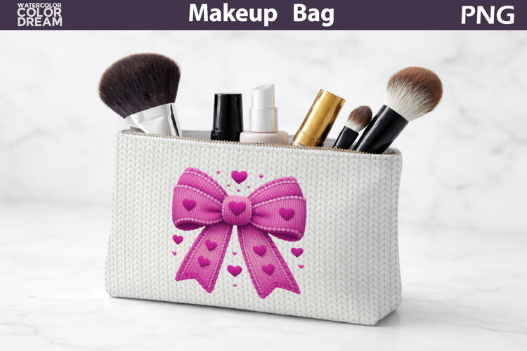 Makeup Bag Sublimation | Bow Sublimation (6458866)