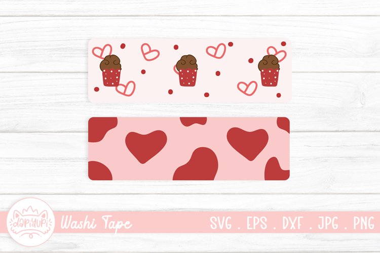 Valentine Washi Tape Clipart Sticker (4388746)