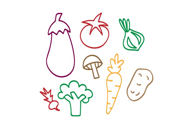 Vegetables SVG Cut File (1531682)