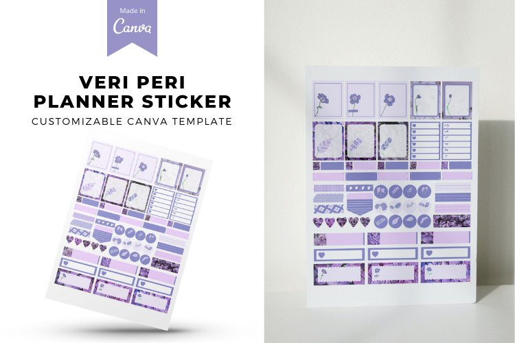 Veri Peri Planner Stickers for Canva