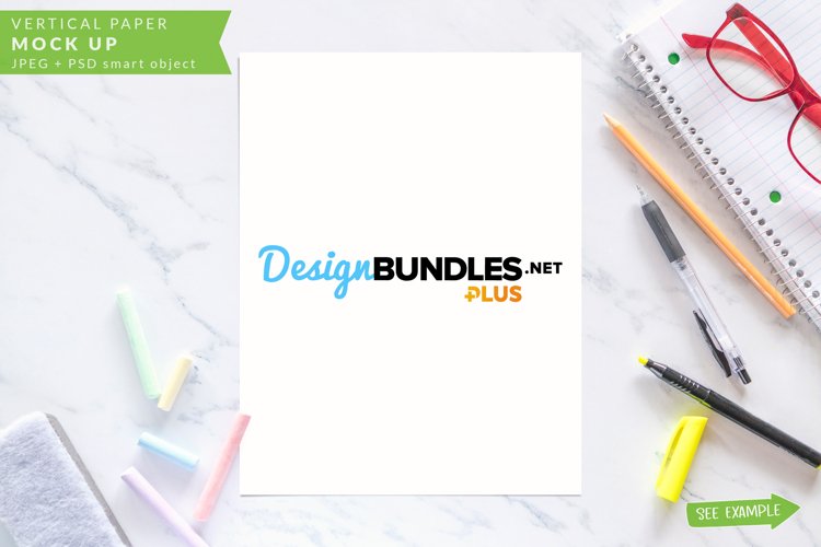 Teacher's Stationery | Paper Mock up