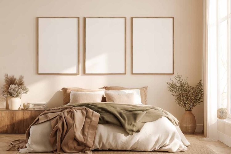 poster frame Mockup in interior (6500023)