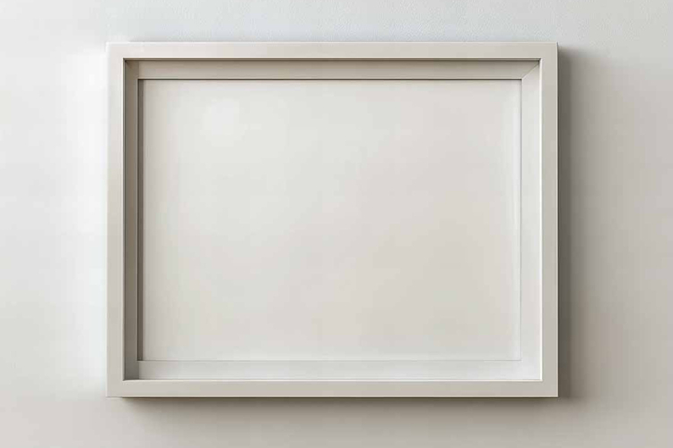 poster white frame Mockup