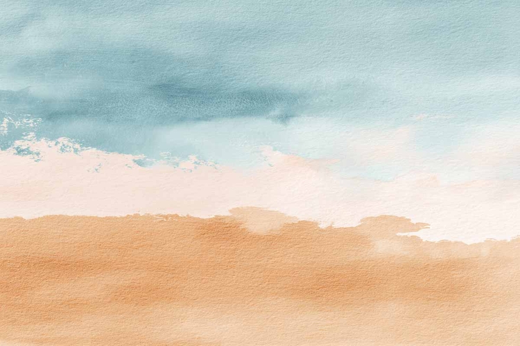 Abstract Beach Sea Watercolour Texture (6511458)