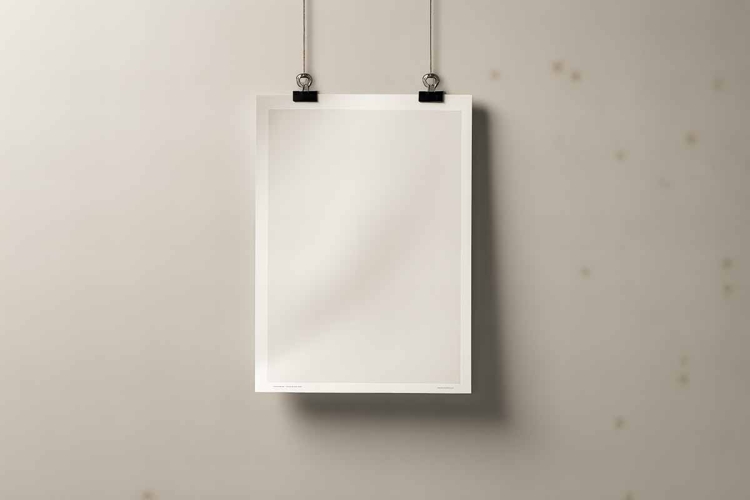 Blank poster frame mockup (6508069)