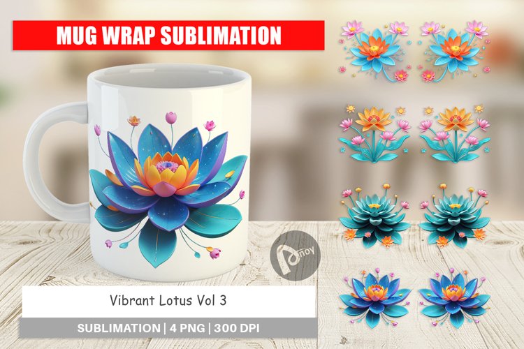 Mug sublimation background