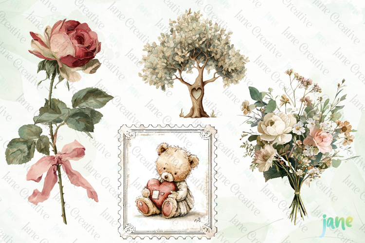 Victorian Valentine Clipart (6523394)