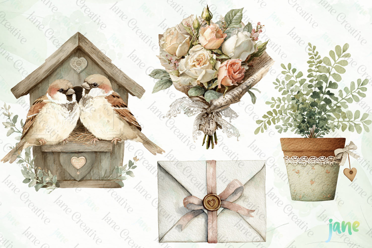 Victorian Valentine Clipart (6523402)